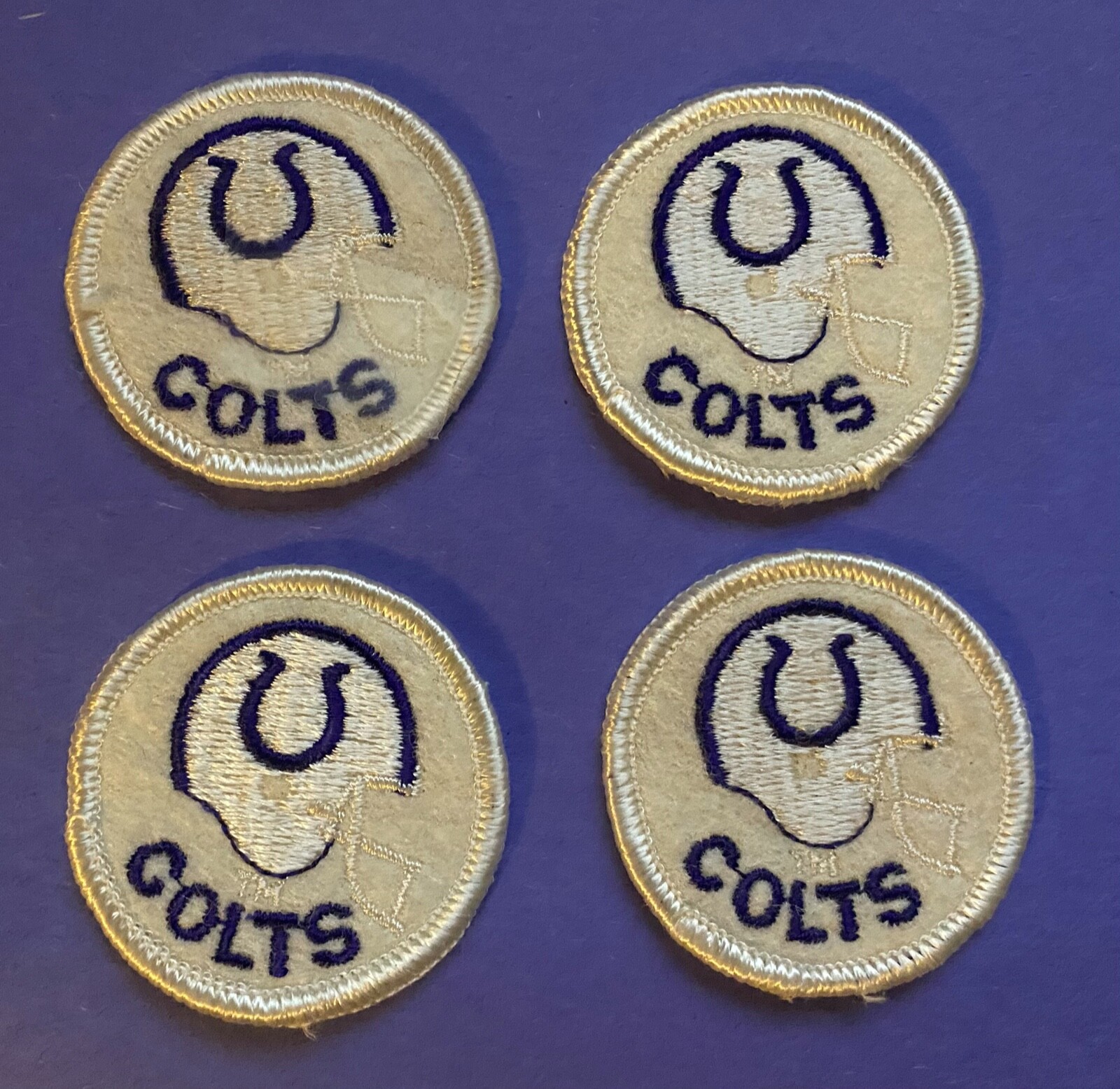Indianapolis Colts Embroidered Patches. Total of 4 | eBay