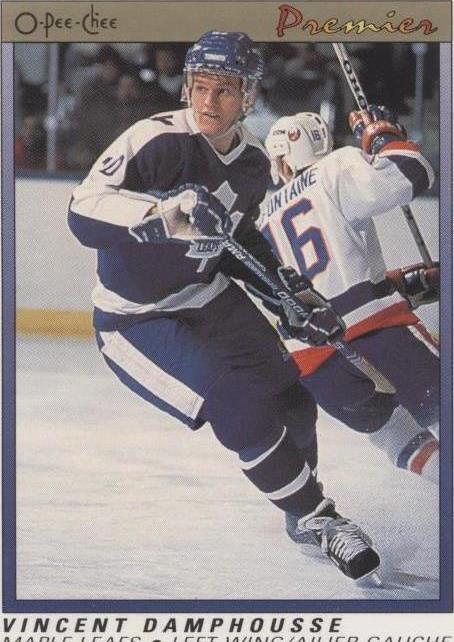1990-91 O-Pee-Chee Premier - Vincent Damphousse #21 for sale online | eBay