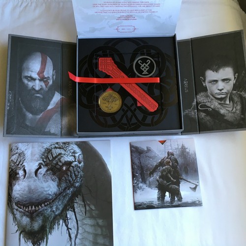 God of War PS4 Playstation Press Kit Promo Collector "NEW" COMPLETE ...