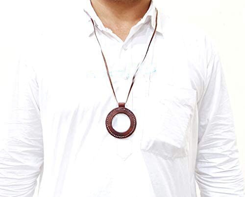 Nautical Magnifying Glass Hangs Around Your Neck on a Leather Holder ...