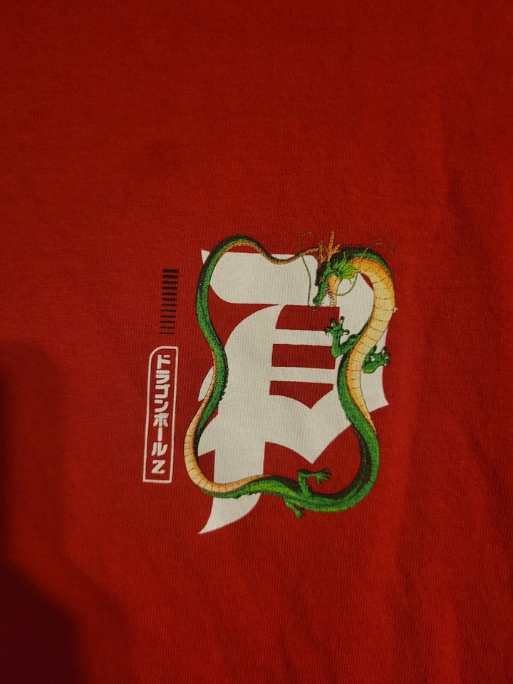 Men's Primitive Dragon Ball Z Shenron Red Graphic Tee T Shirt S Small ...
