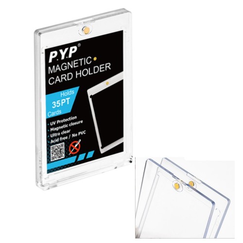 35pt Magnetic Trading Card Holder Case/Pokemon/MTG/Yugioh Cards, Sports ...