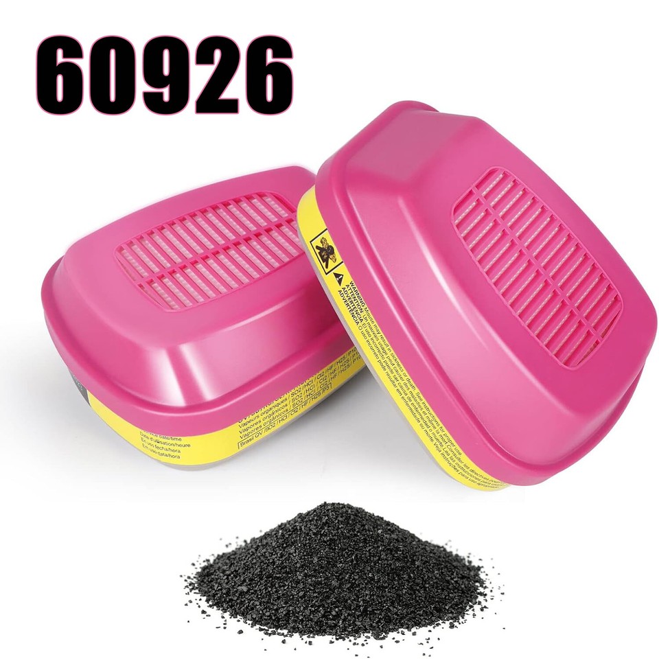 1 Pair 60926 Multi Gas Vapor P100 Replacement Respirator Protection ...