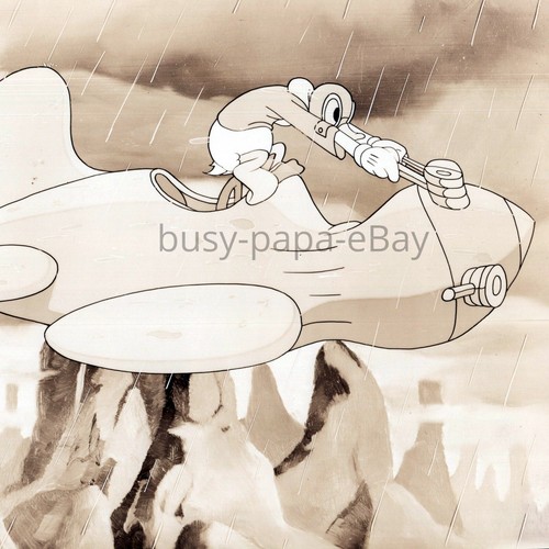 1944 The Plastics Inventor Donald Duck Walt Disney Cartoon Press Kit ...