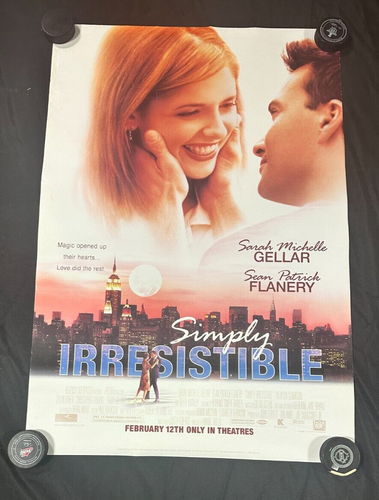 1998 Simply Irresistible Double Sided Advance Poster 27x40 Sarah Geller ...