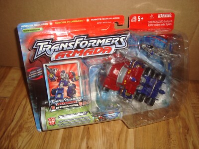 TRANSFORMERS ARMADA OPTIMUS PRIME & OVER-RUN MINI-CON NEW & SEALED RARE ...