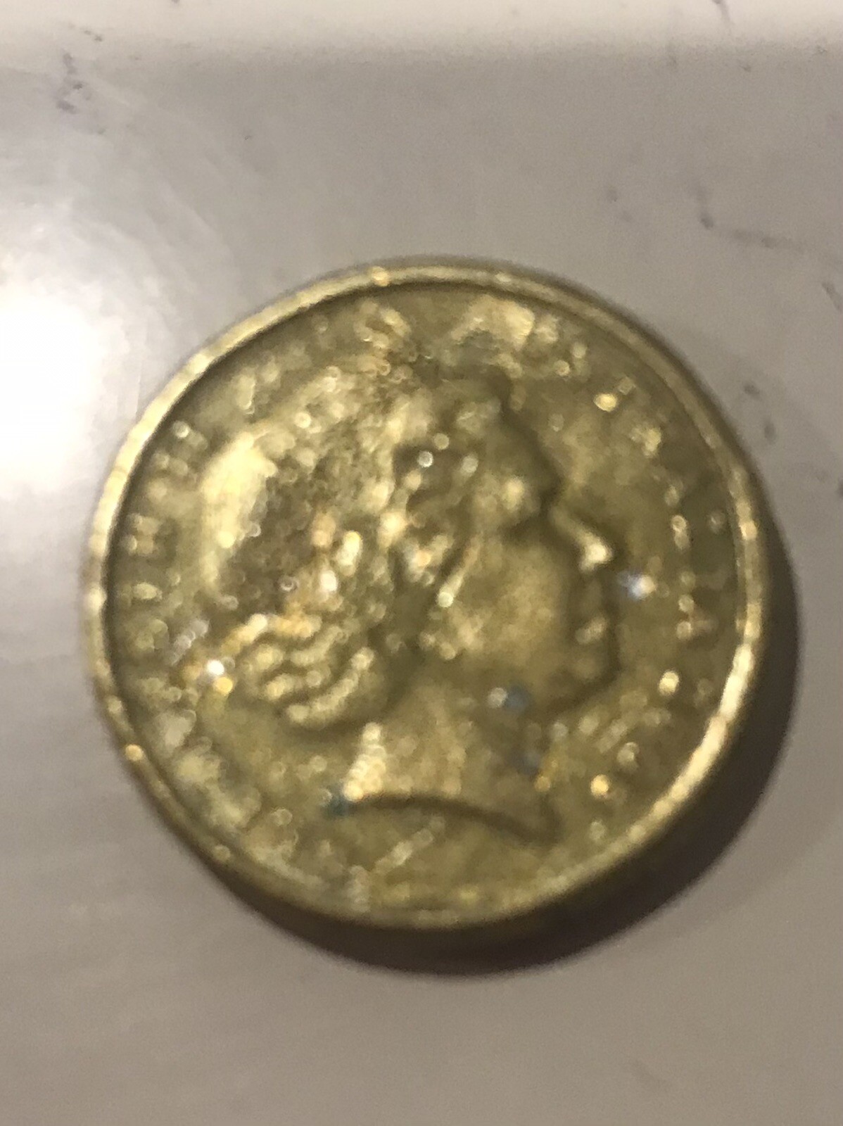 two dollar coin Rare Coin Looks Like Opal Embedded In The Coin | eBay ...