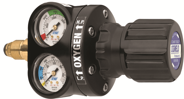 CIGWELD Comet Edge Regulator Oxygen 1000 KPA Ess4 Side Inlet Part No ...