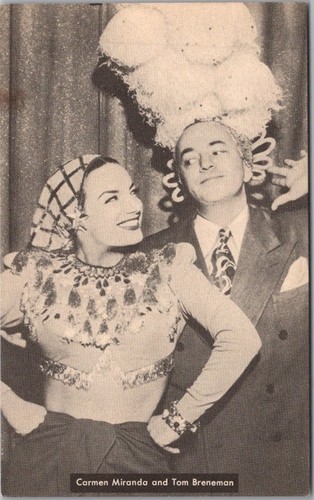 "Breakfast in Hollywood" Radio Show Ad Postcard Tom Breneman with ...