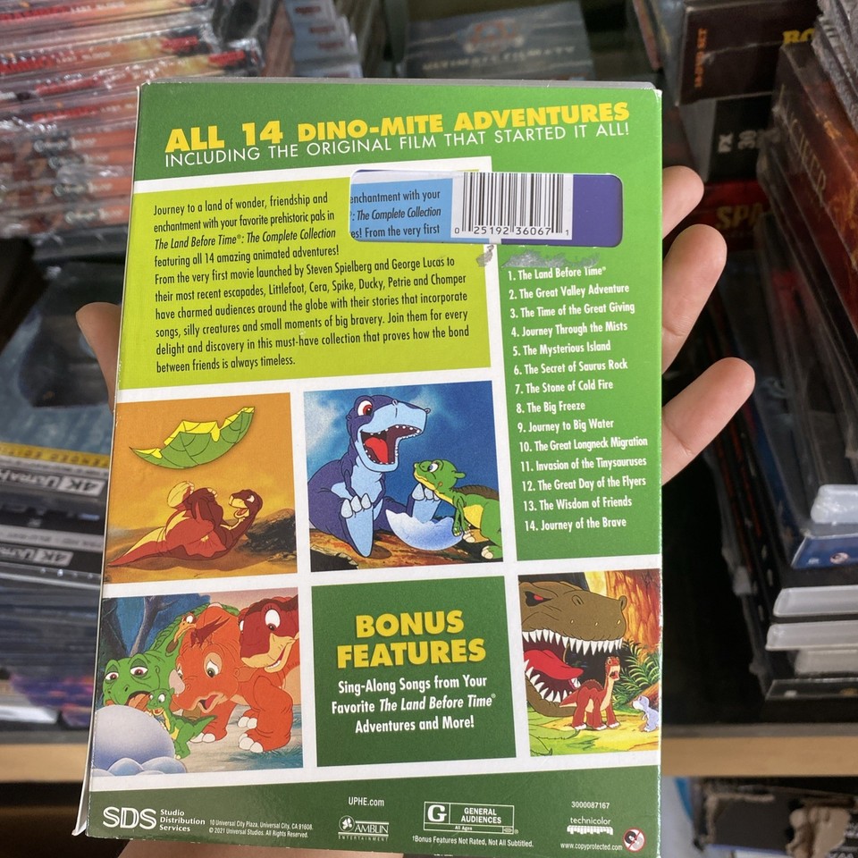 The Land Before Time Complete Collection All 14 Films DVD 8-Disc Box ...
