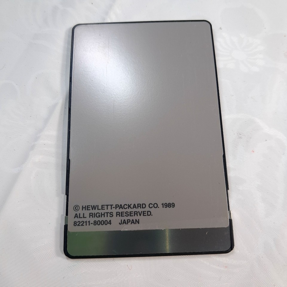 HP Hewlett Packard Calculator 82211A Solve EQ Equations Library Card ...