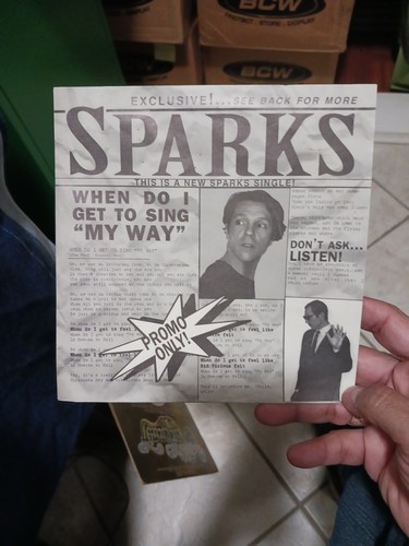SPARKS ..WHEN DO I GET TO SING MY WAY..PROMO..COLLECTOR'S EDITION 1995 ...