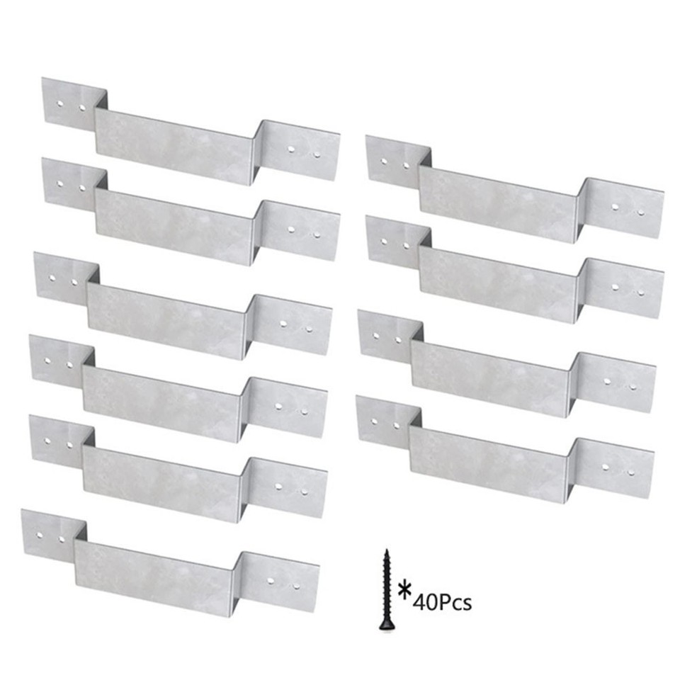 Fence Post Anti Rattle Carbon Steel Pushing Rust Concrete Fence Panels ...