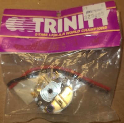 Vintage Trinity RC Aluminum Motor Endbell - Gold Anodized - New Old ...