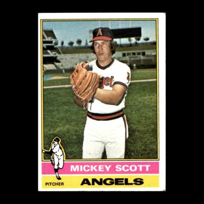 Mickey Scott 1976 Topps California Angels #276 Vintage GM! | eBay