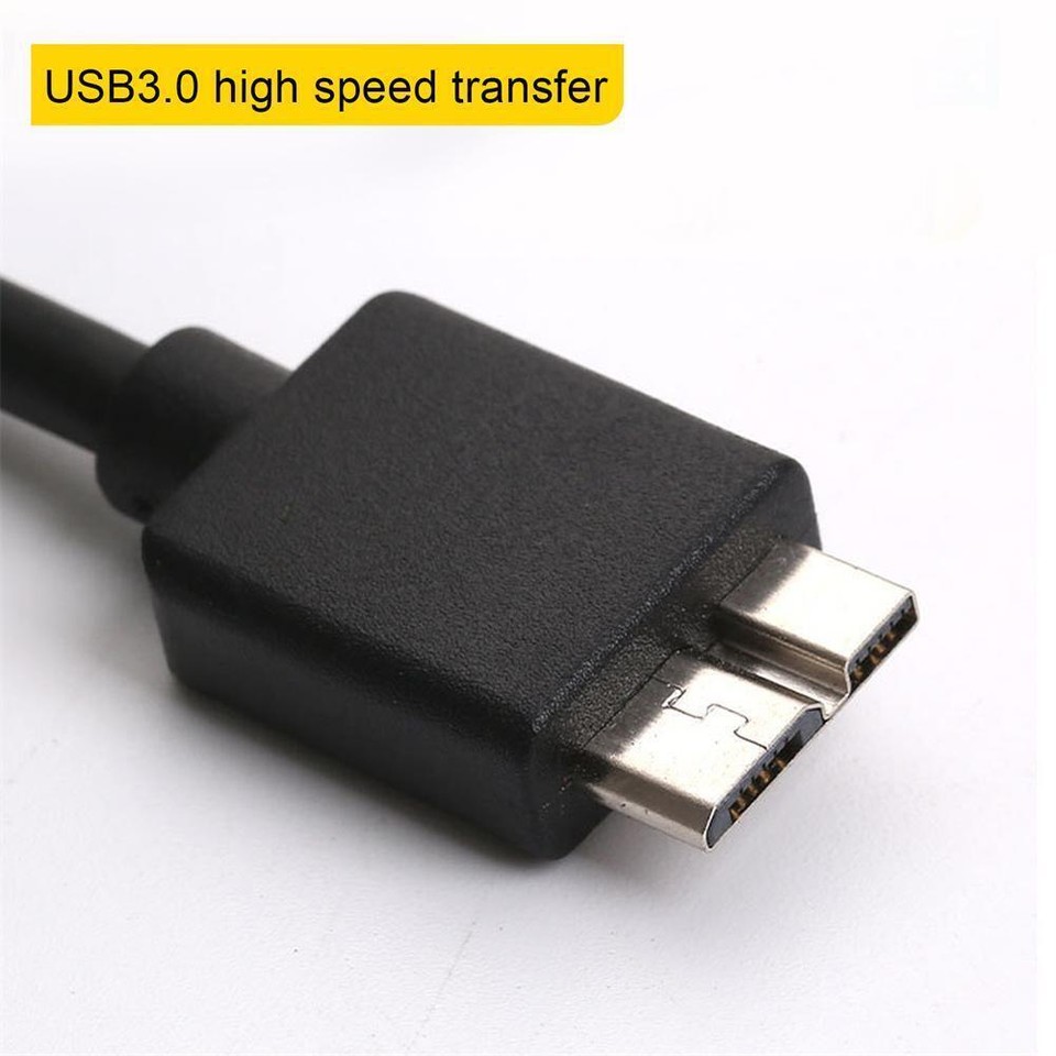 USB 3.0 AM Male to Micro B Cable Super Speed Adapter HDD> Cord For ...