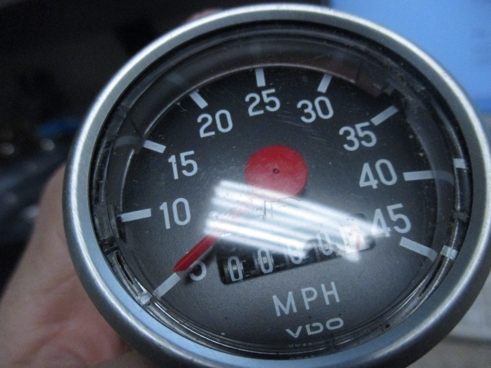 NOS VDO W= 1.6 45MPH 45 MPH Speedometer Speedo Gauge Sachs Puch Moped ...