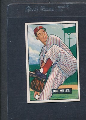 1951 Bowman #220 Bob Miller Phillies EX/MT *1232 | eBay