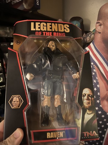 2010 NWA TNA Impact Jakks Raven Legends Wrestling Figure WWF WWE Impact ...