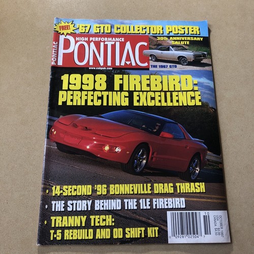 High Performance Pontiac Magazine October 1997 | eBay