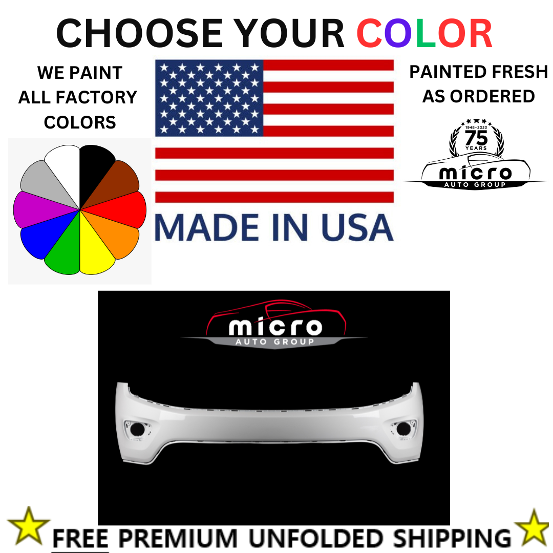 NEW FRONT BUMPER FOR 2014-2016 JEEP GRAND CHEROKEE *CHOOSE YOUR COLOR ...