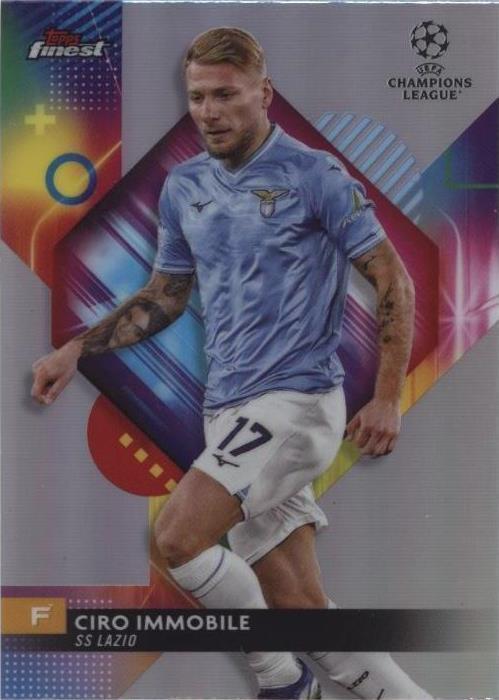 2023-24 Topps Finest UEFA Club Competitions - Ciro Immobile #3 ...