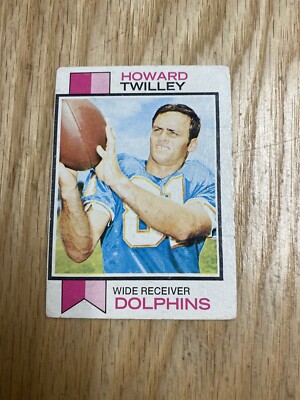 1973 Topps Football Howard Twilley Dolphins Card #21 | eBay