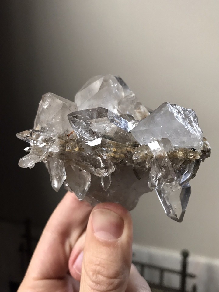 260g Inclusion Quartz Crystal Double Terminated Quartz Cluster Brazil ...