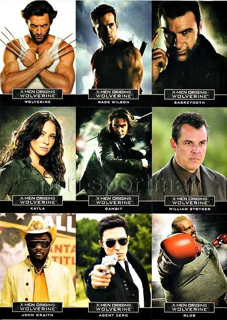 X Men Origins Wolverine Characters