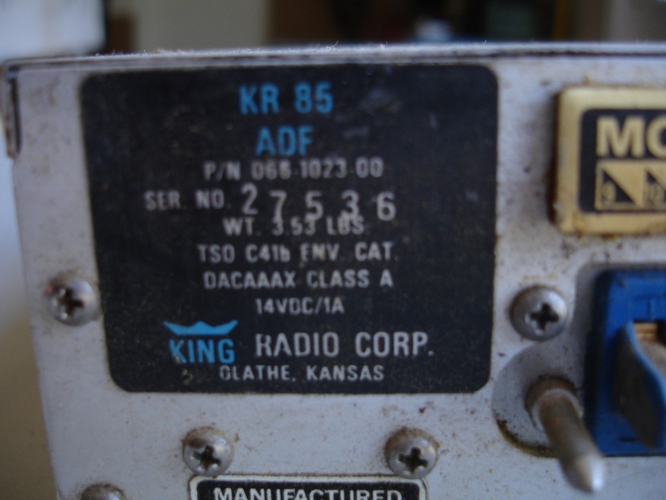 KING KR 85 ADF RECEIVER | eBay