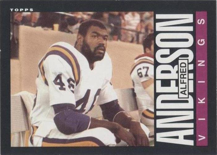 1985 Topps - Alfred Anderson #90 (RC) for sale online | eBay