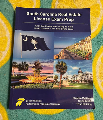 South Carolina Real Estate License Exam Prep: All-in-One Review GOOD ...