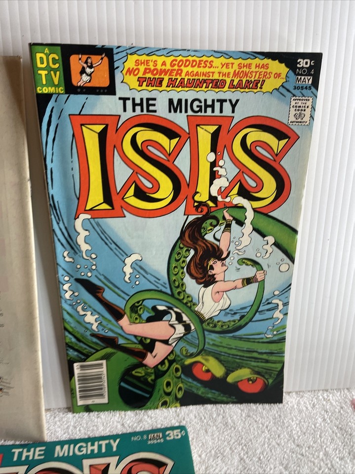 Lot Of 5 THE MIGHTY ISIS #1,#3,#4,#6,#8 DC COMICS 1976-1977 TV COMIC | eBay