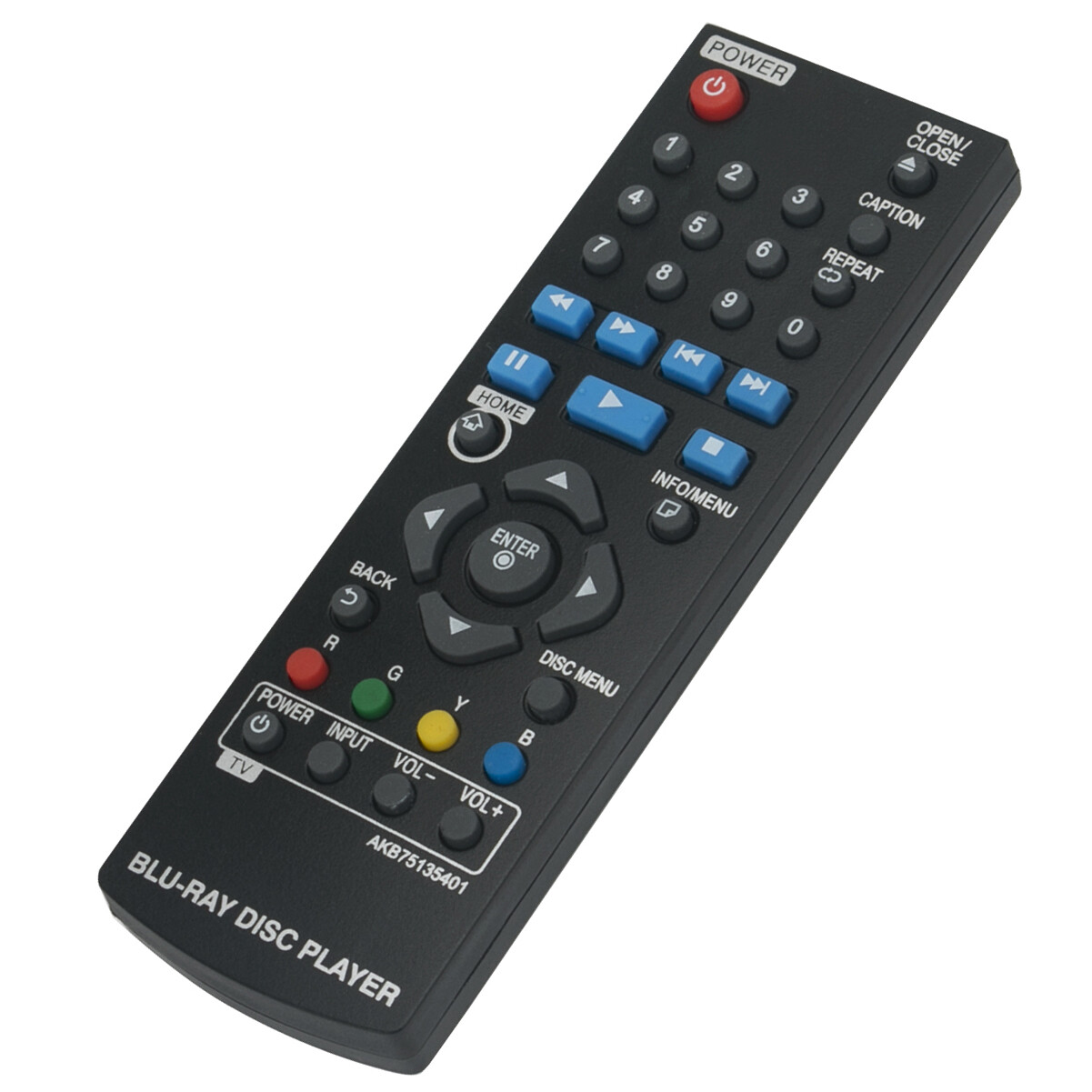 AKB75135401 Replace Remote for LG Blu-ray Player BPM35 UP870 UBK80 ...