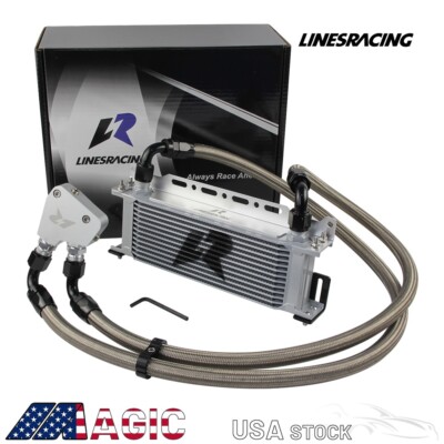 13 Row AN10 Engine Oil Cooler Kit Bolt On 97-04 Chevrolet Corvette C5 ...