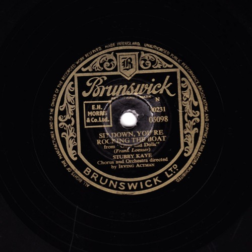 Stubby Kaye 78 Sit Down, You'Re Rockin' The Boat -guys & Dolls ...