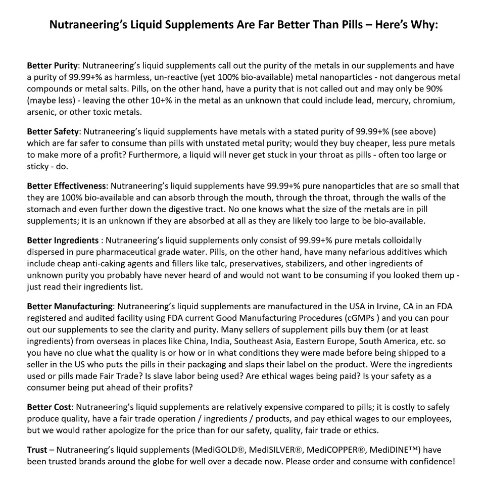 MediSILVER® BLACK Immunity Booster Diatomic True Colloidal Silver AgNP ...