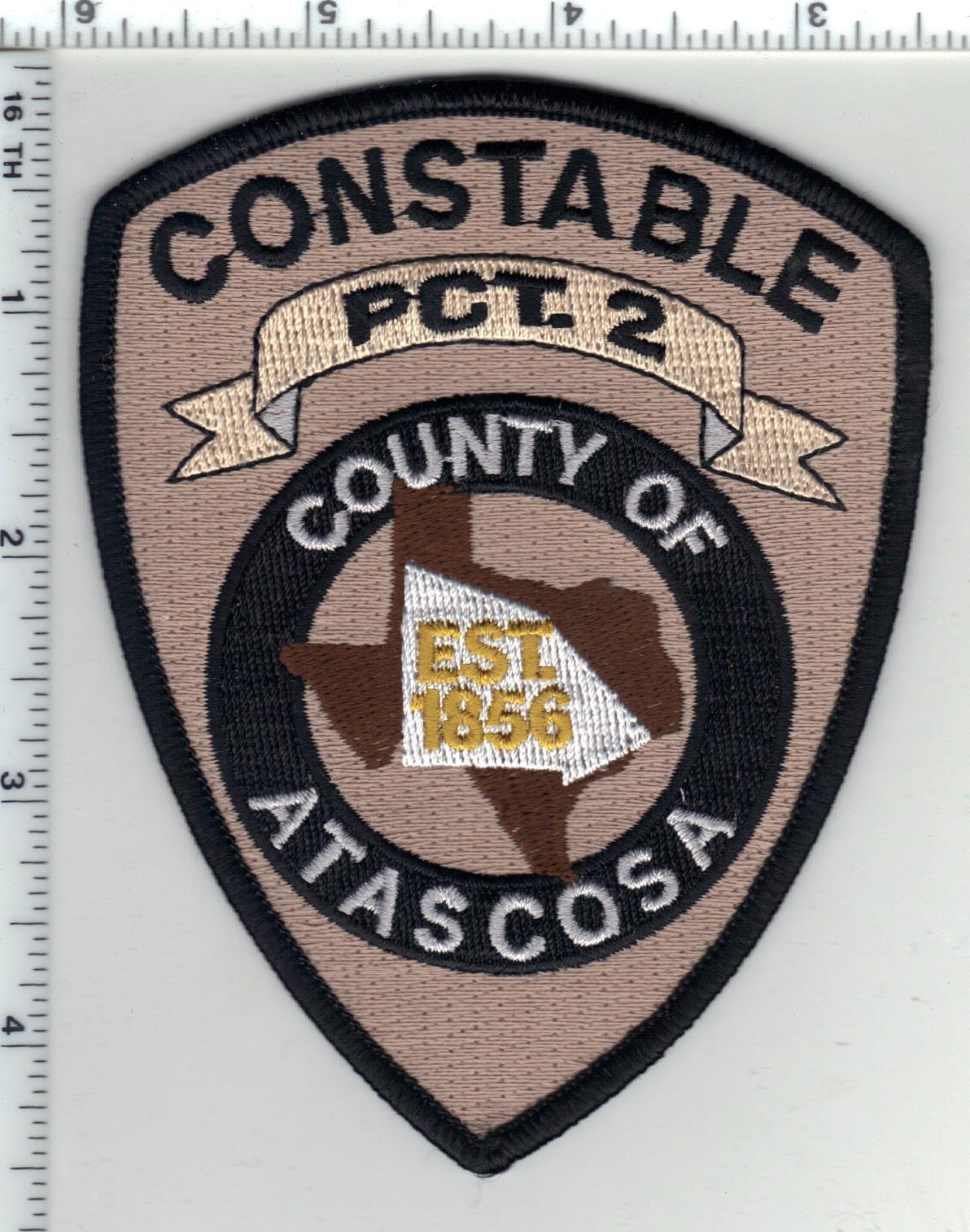 Atascosa County Constable (Texas) 1st Issue Precinct 2 Shoulder Patch ...
