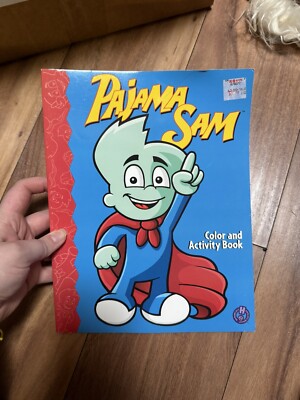 RARE NEW Pajama Sam Color & Activity Book Humongous Entertainment KB ...