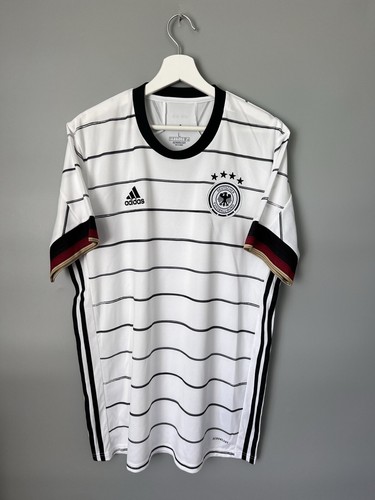Germany Jersey Home Soccer Football Shirt Adidas DFB EH6105 Mens Size L ...