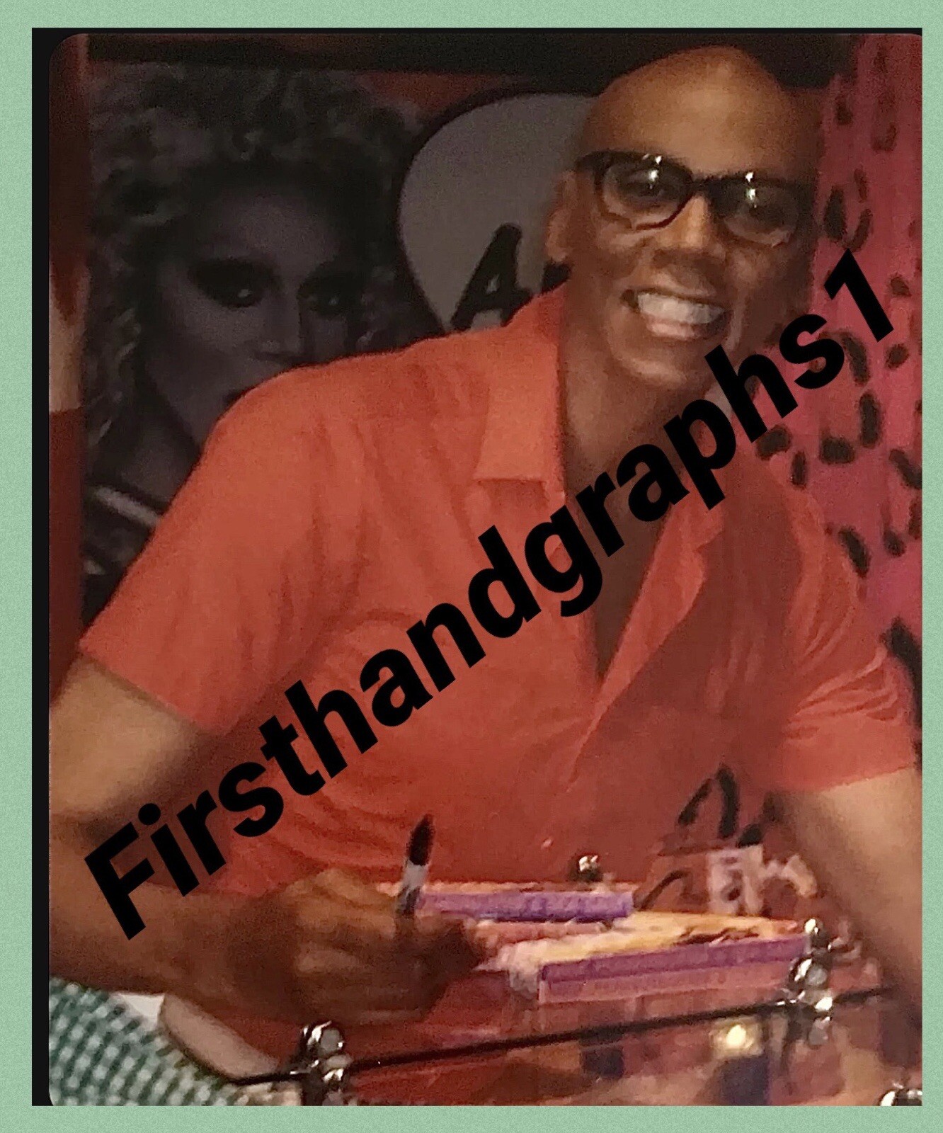 RuPaul Signed Autographed Candy Bar Box With Photo Drag Queen Drag Race ...