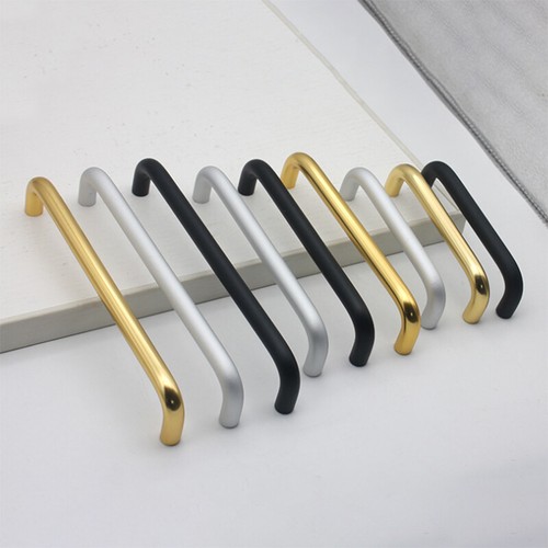 Aluminium Alloy Round Pull Handle Kitchen Cabinet Cupboard Drawer Door ...