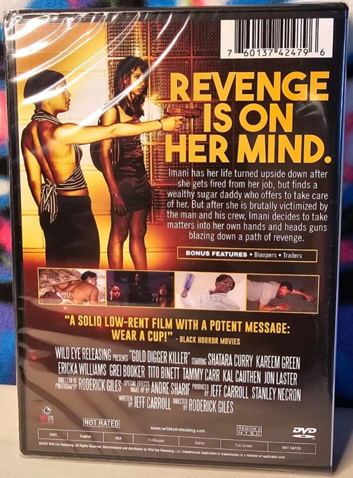 Gold Digger Killer (DVD, 2007) Kareem Green, Shatara Curry, Ericka ...