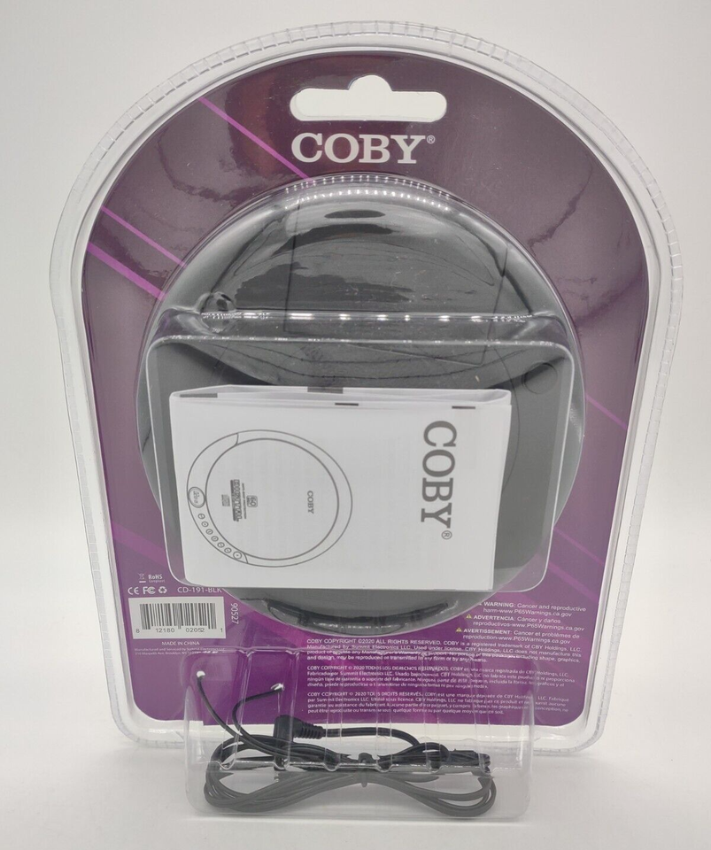 Coby Portable Compact CD Player with Anti-Skip Protection with Stereo ...