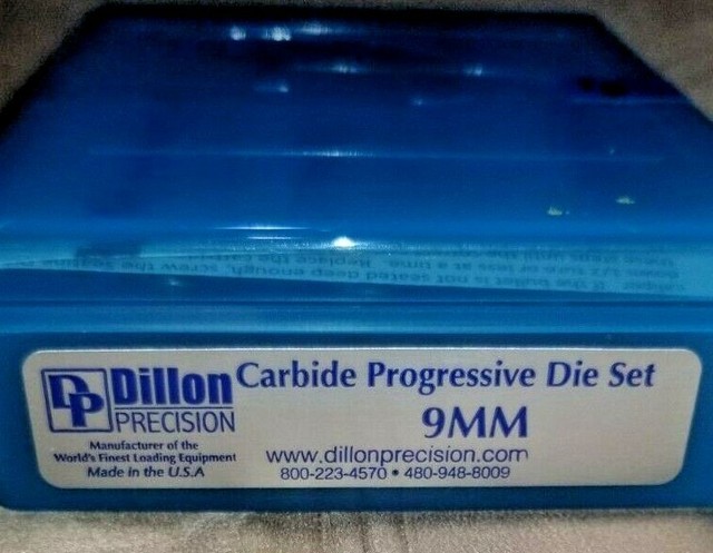 Dillon Precision 9mm Carbide Pistol Dies - Pack of 3 for sale online | eBay