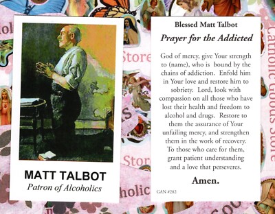 Blessed Matt Talbot - Prayer for the Addicted - Paperstock Holy Card ...
