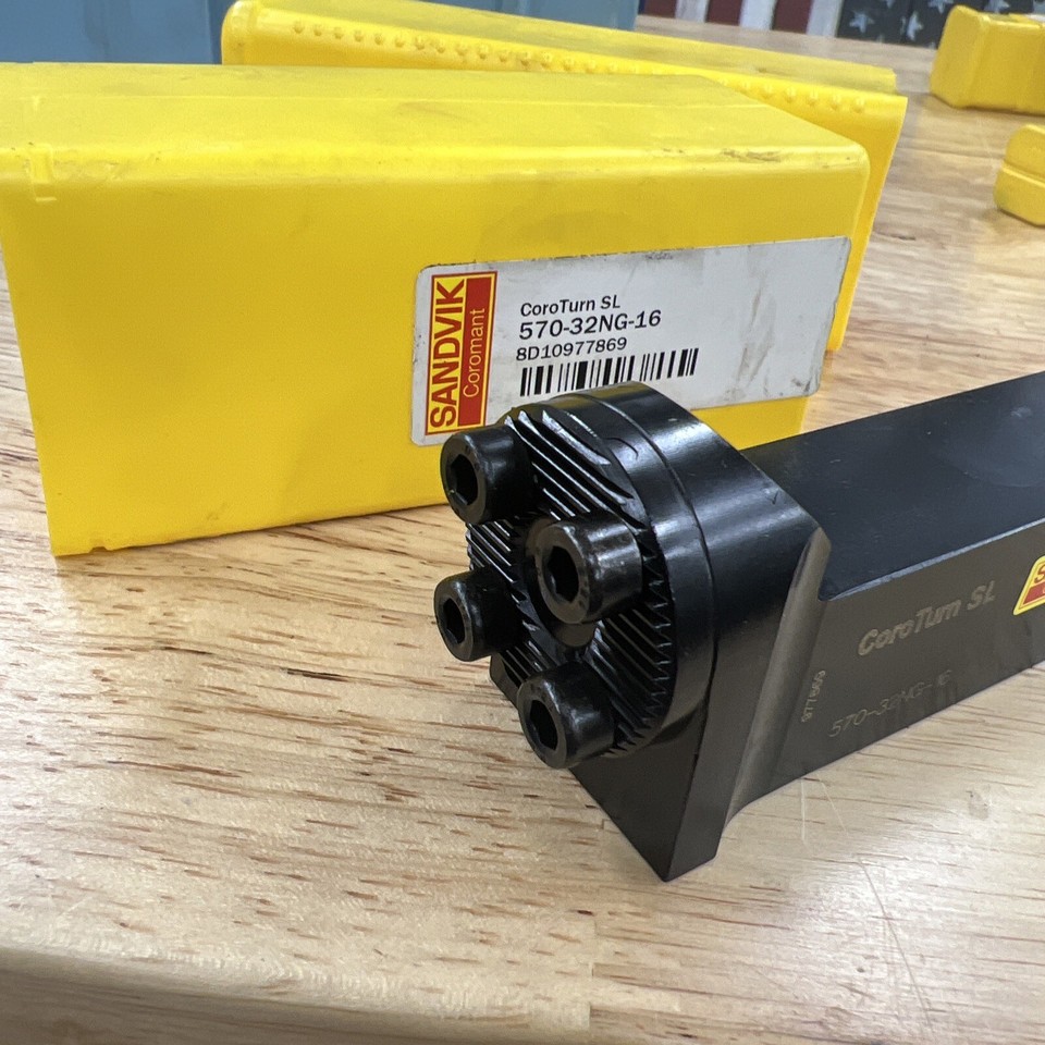 Sandvik 570-32NG-16 Rectangular Shank 1" to SL 32 CoroTurn Adapter | eBay