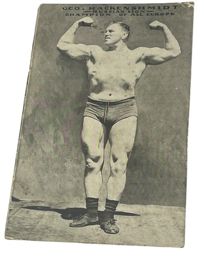 Early 1900s George Hackenschmidt Postcard Physique Wrestling Unused | eBay