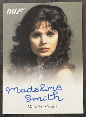 James Bond Dangerous Liaisons Madeline Smith Miss Caruso Autograph Very ...