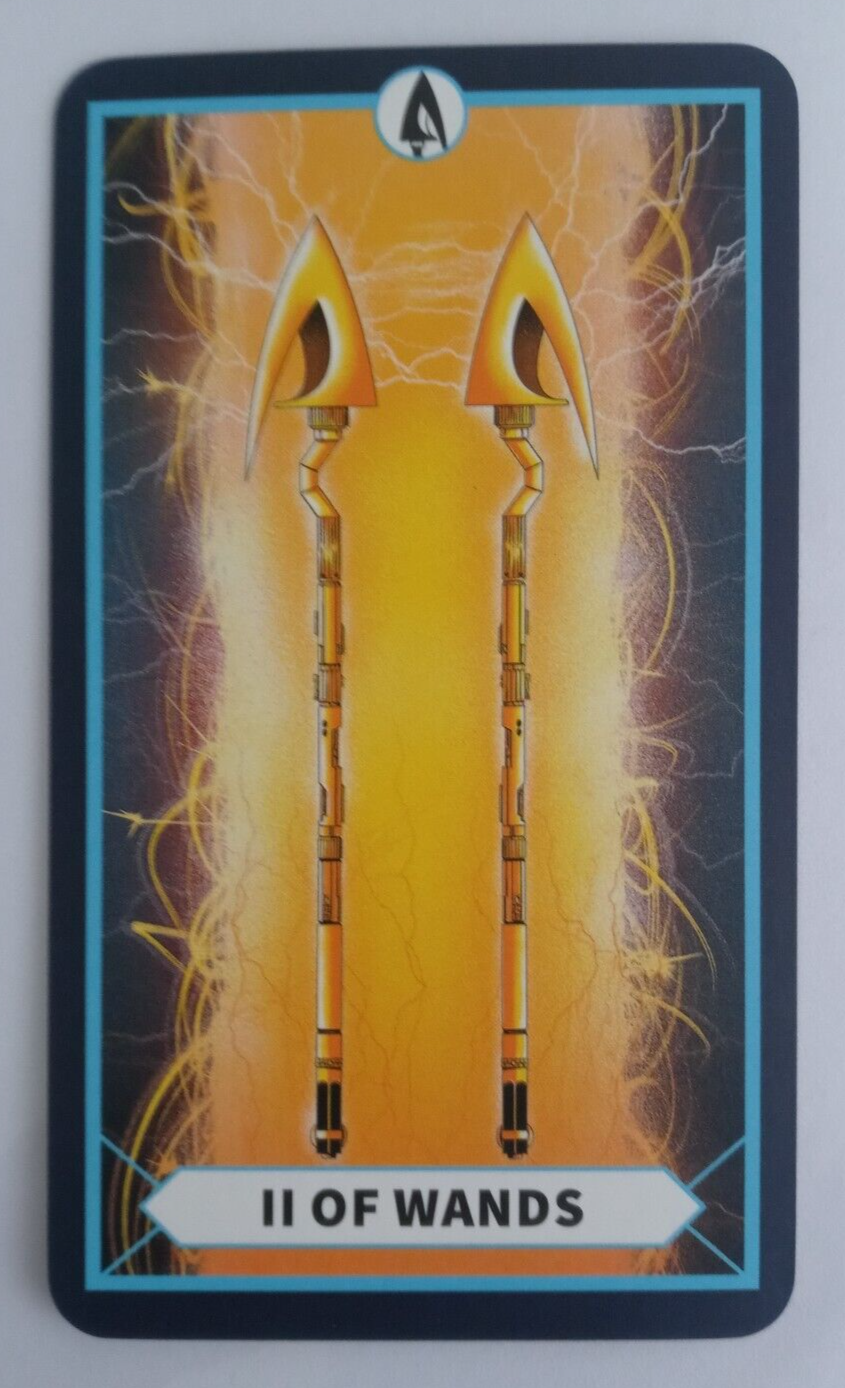 2022 DC Comics Tarot Card 2 Of Wands | eBay